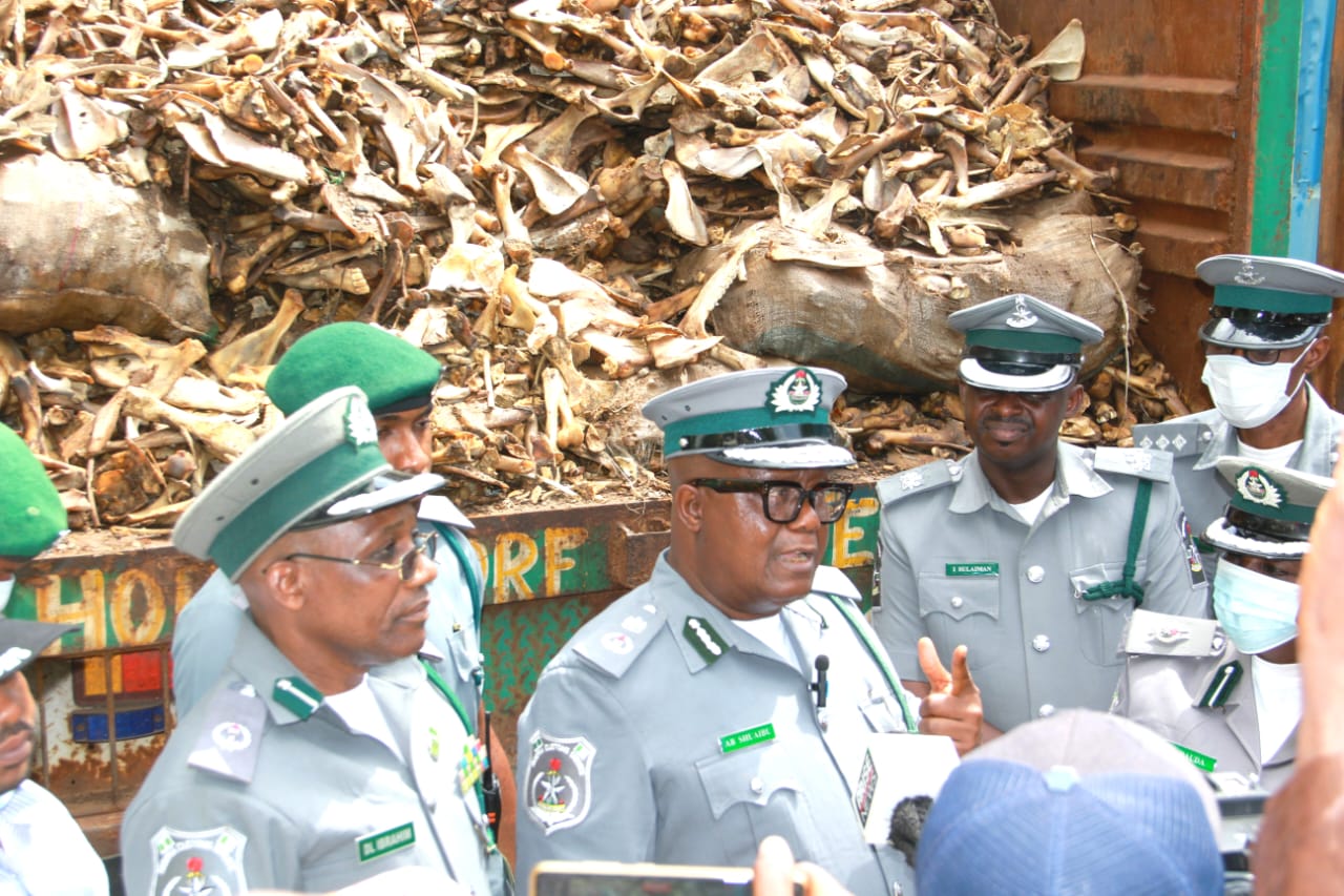 Customs FOU Zone 'B' Intercepts Donkey Skin Worth N3 billion, Other ...